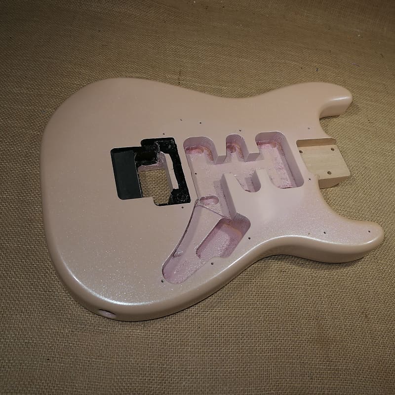 Body Shell Pink Pearl, Genuine Squier Contemporary | Reverb