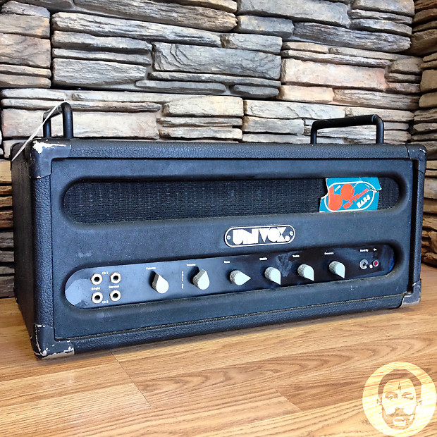 70's Univox U1246 Bass / Guitar Tube Head - 60 watts | Reverb