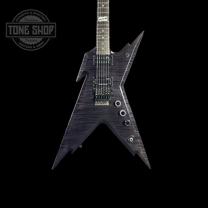 Dean USA Custom Shop Dime Razorback Trans Black w/case | Reverb