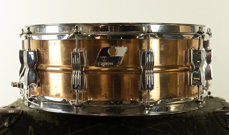 Ludwig 5x14 LM305 Rocker Bronze Snare Drum | Reverb UK