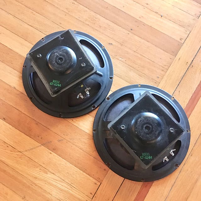 eminence Ampeg square back svt bass speakers original vintage | Reverb