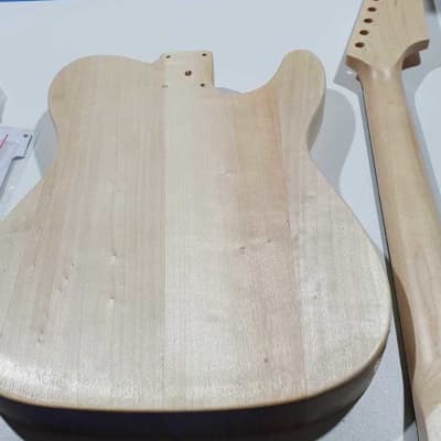 Quincy Left Handed KIT Tele Electric guitar complete kit | Reverb UK