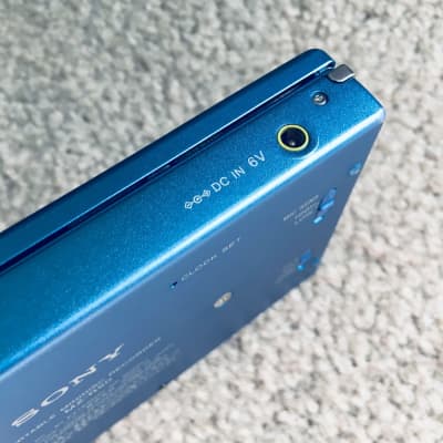 [RARE] Sony MZ-R50 Walkman MiniDisc Player, Excellent Blue ! | Reverb