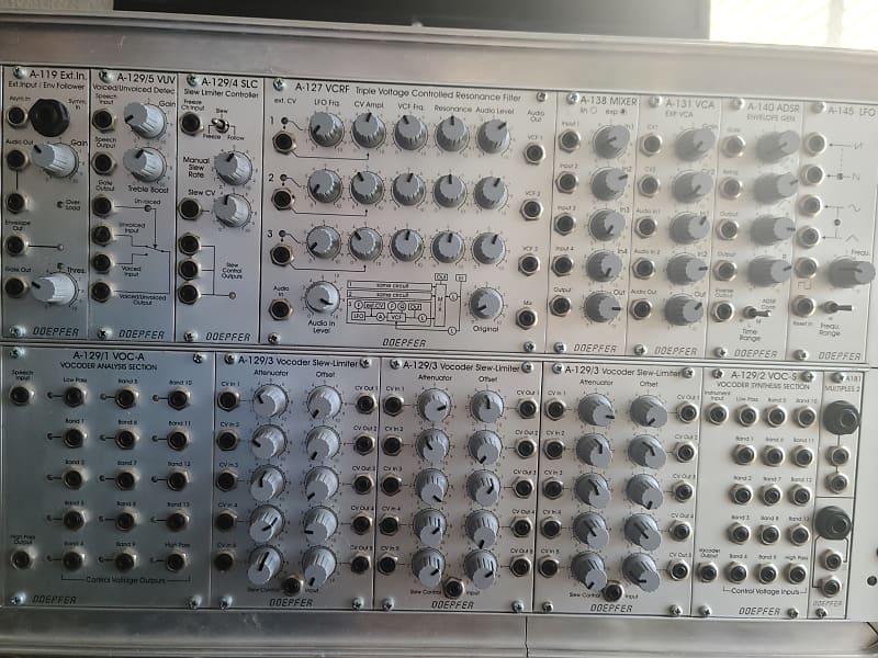 Doepfer A-129 Vocoder Subsystem Complete plus A-127 Triple | Reverb
