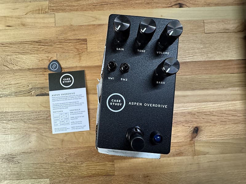 Case Study Effects Aspen Overdrive V4 2025 - Midnight Black | Reverb