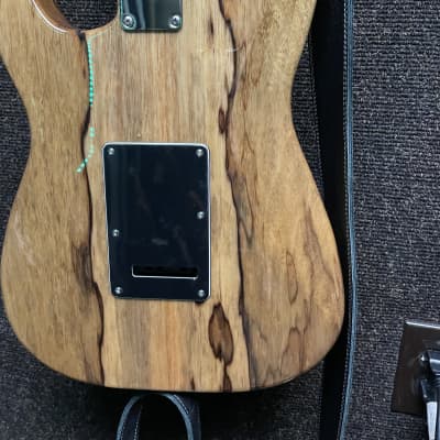 Marvin jester strat style korina , highly flamed and figured | Reverb