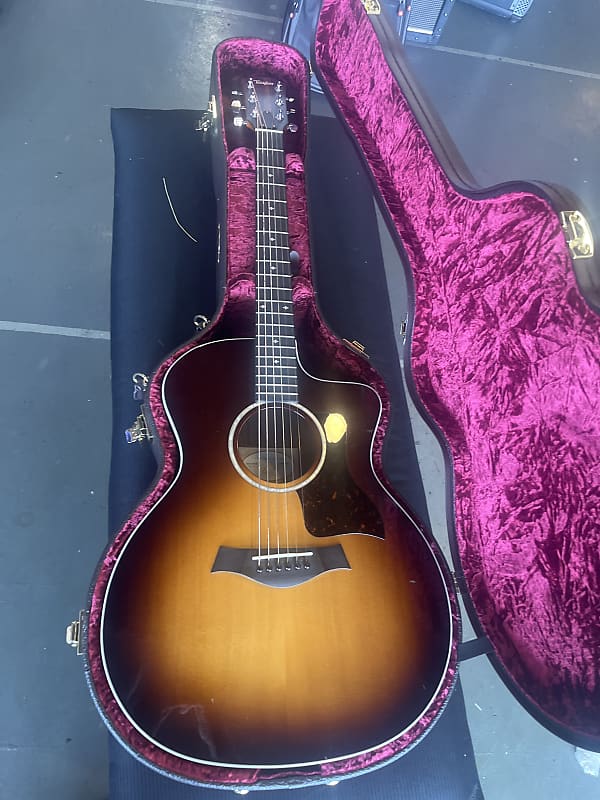 Taylor 214 deluxe - Sunburst | Reverb UK