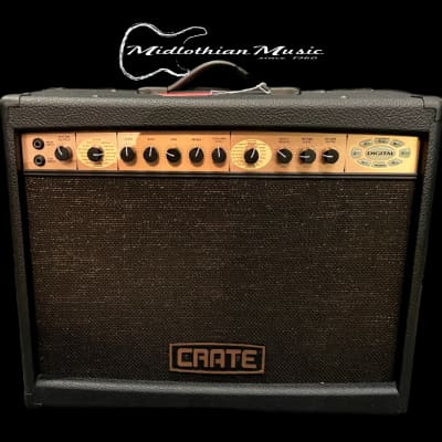 Crate USA Built CA125D Combo Acoustic Guitar Amp Amplifier | Reverb