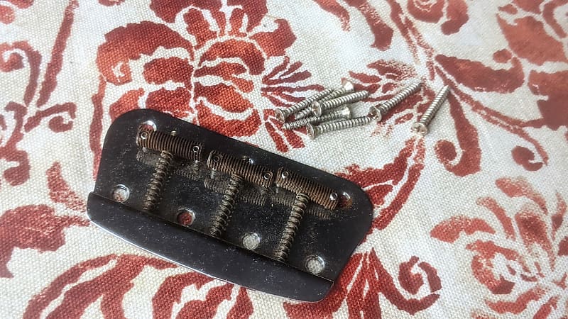 1960s vintage Fender Musicmaster Duo Sonic guitar bridge | Reverb UK