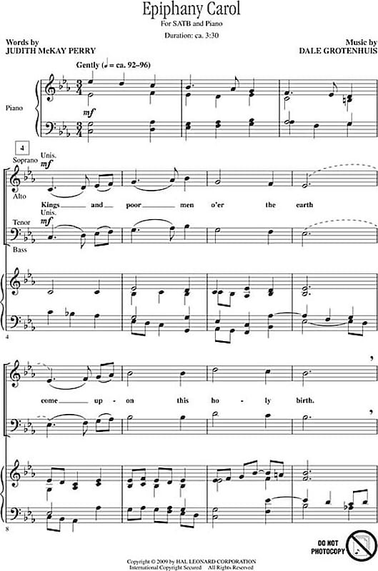 Epiphany Carol | Reverb