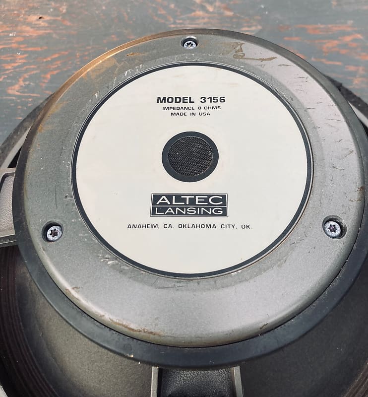 Vintage 15" Altec 3156 Speaker / Woofer | Reverb