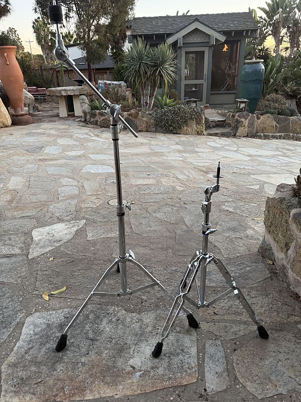 TWO PACK Yamaha Boom + Straight Cymbal Stands | Reverb