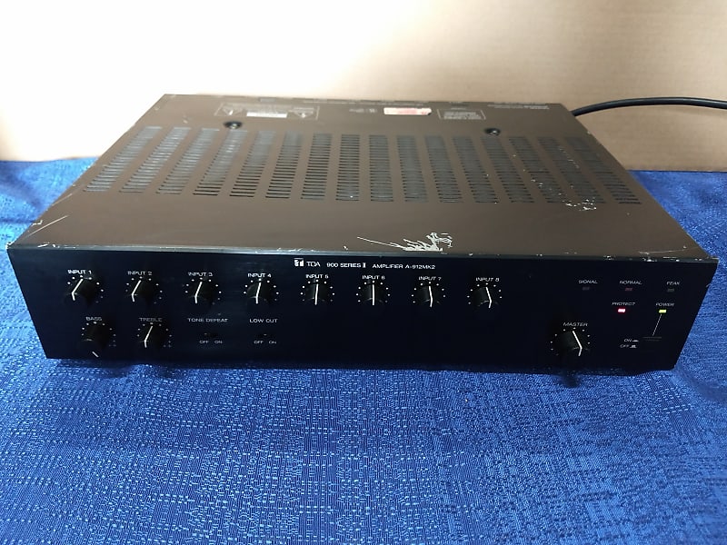 TOA 900 Series II Amplifier A-912MK2 W/ M-11 & U-01 Modules | Reverb
