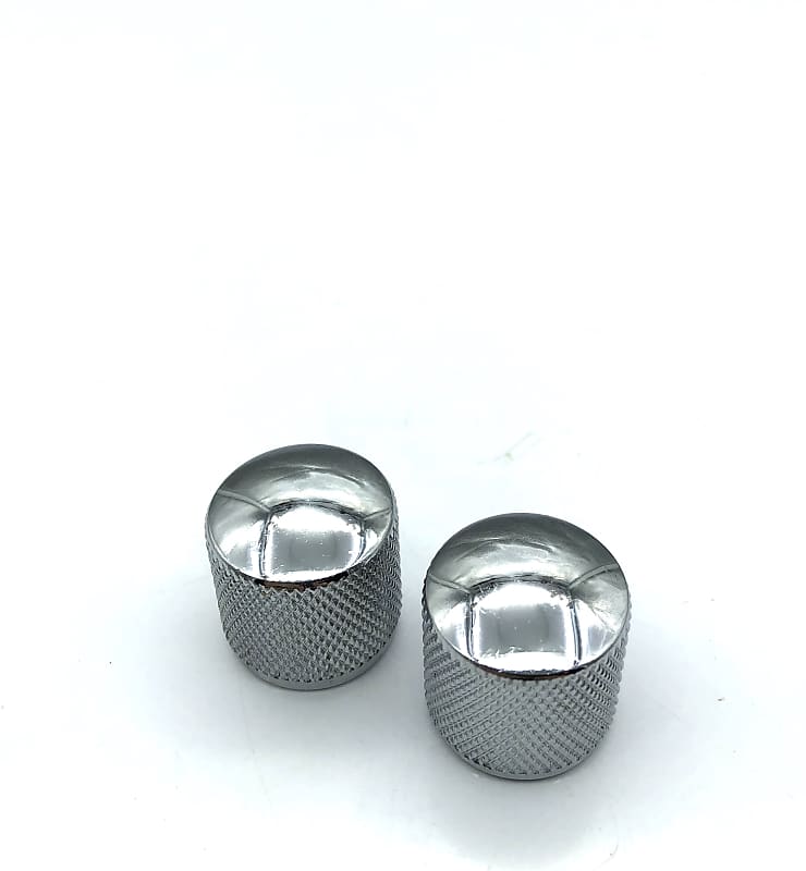 Telecaster Style Domed Knobs Chrome | Reverb