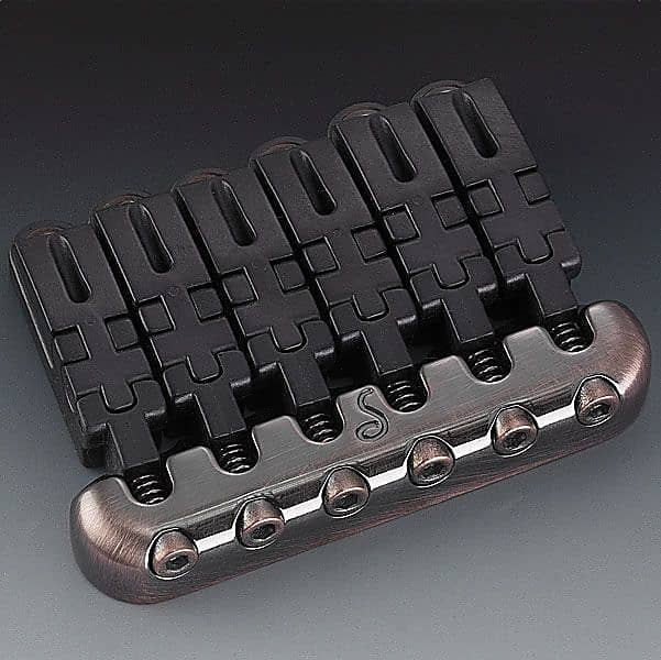 Schaller Guitar Bridge Hannes Vintage Copper | Reverb
