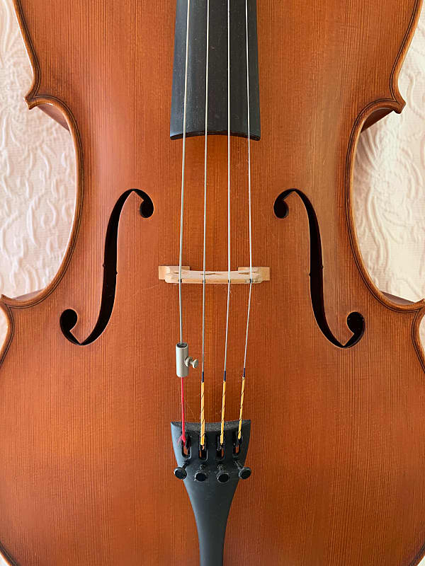 Joan Luca 4/4 Stradivari type cello 2002 - Natural Finish | Reverb