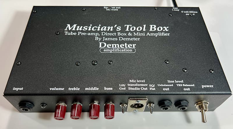 Demeter VTTB-180 "Tool Box", Tube Pre-Amp / Direct Box / 180 | Reverb