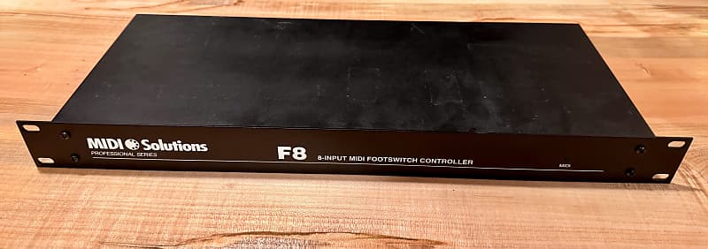 MIDI Solutions F8 8-Input Midi Foot-switch Controller - Black | Reverb