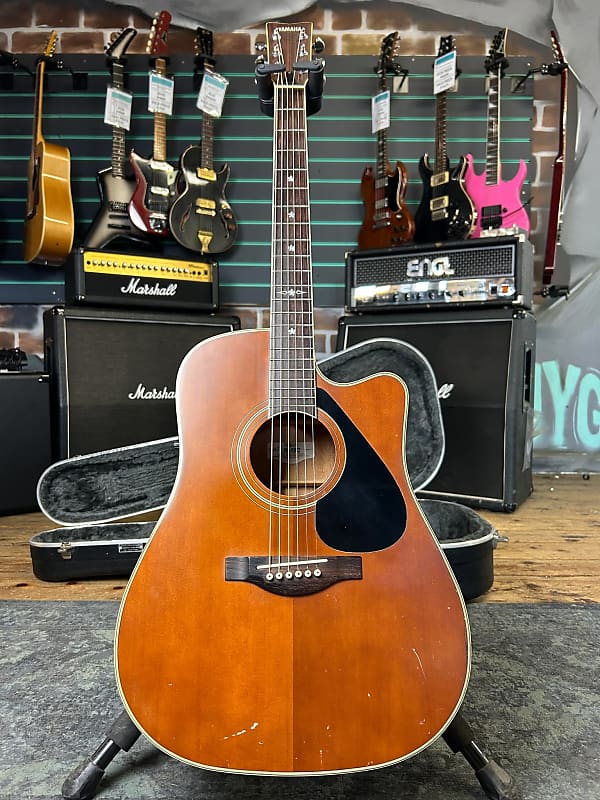 Yamaha LW-15C Natural Satin Electro Acoustic Guitar | Reverb UK