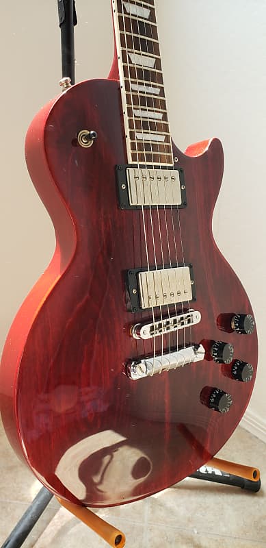 Gibson Les Paul Studio 2018 Wine Red with Neck Binding | Reverb