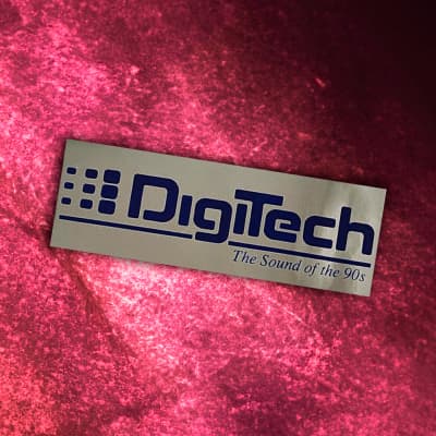 DIGITECH "CHROME EDITION" STICKER INSANELY RARE LIMITED | Reverb