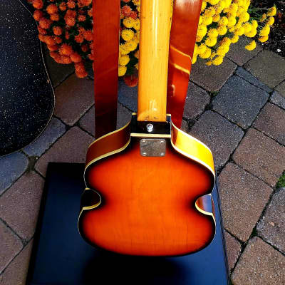 Kimberly Beatle bass/ CATEYE 60s early 70s - Sunburst | Reverb