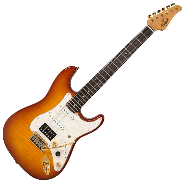 Beyond Aggressive Stratocaster Strat Flame Top Mid Boost SSH | Reverb
