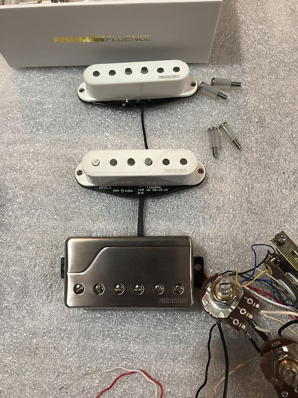 Fishman Fluence HSS Classic Humbucker, SSP, Single Width | Reverb