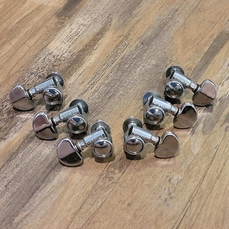 1970s Grover Milk Bottle Tuning Pegs 3x3 for Gibson Les Paul | Reverb