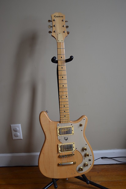 Vintage 1978 Epiphone ET-290N Crestwood Electric Guitar & HSC | Reverb