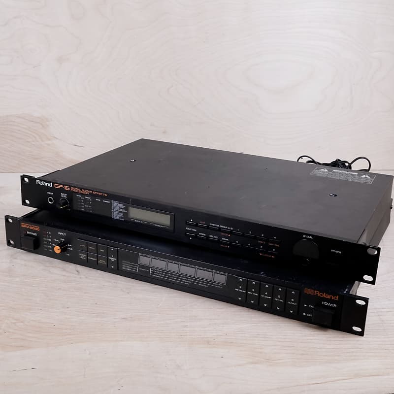 Roland SRV-2000 MIDI Digital Reverb and GP-16 Digital Guitar | Reverb