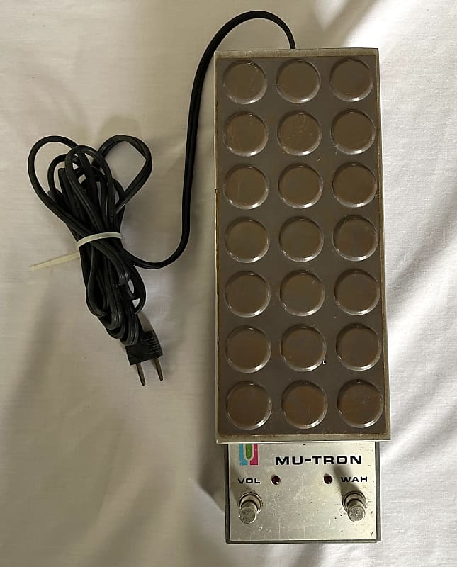 Mu-Tron C-200 Volume/Wah Pedal 70's - Gray | Reverb