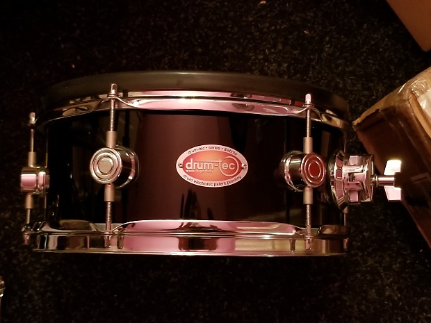 Drum Tec Diabolo Electronic Floor Tom/Snare 12x5 Real Size. | Reverb