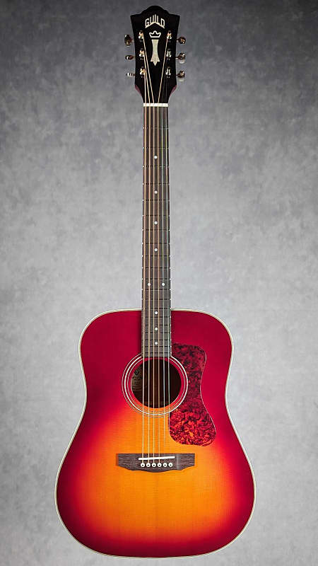 Guild D140 Cherry Burst | Reverb