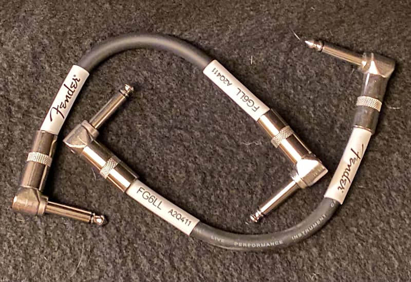 Fender FG6LL White Patch Cables | Reverb