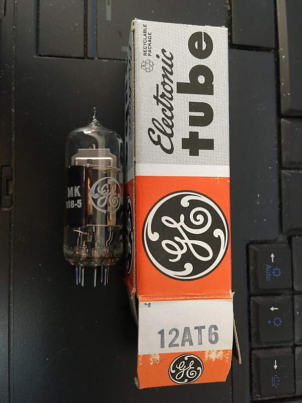 G.E 12AT6 Vacuum Tube, NOS | Reverb