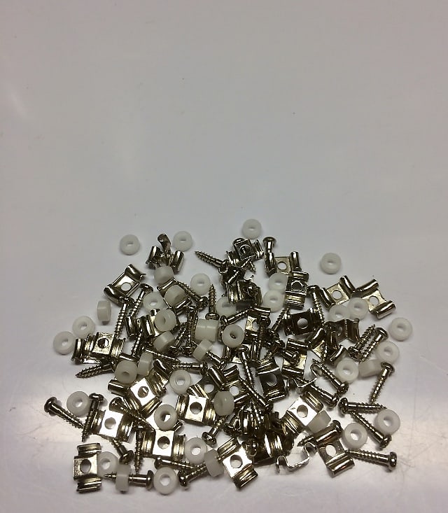 Allparts Stratocaster Telecaster Style String Trees Chrome | Reverb