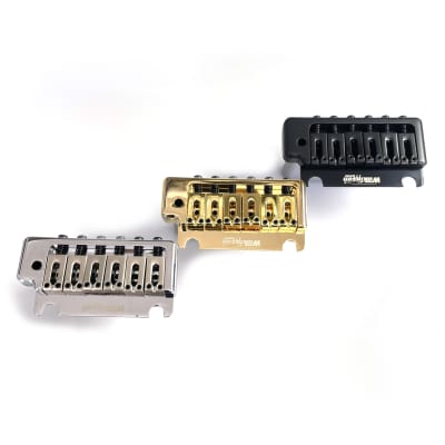 Wilkinson 2 Point Stratocaster Bridge Full Block Tremolo Kit | Reverb