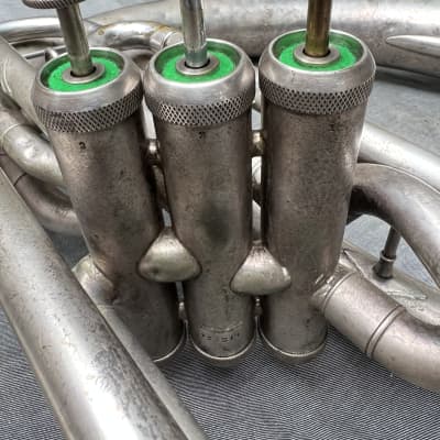 Frank Holton Sousaphone circa 1930s - Silver-plated | Reverb