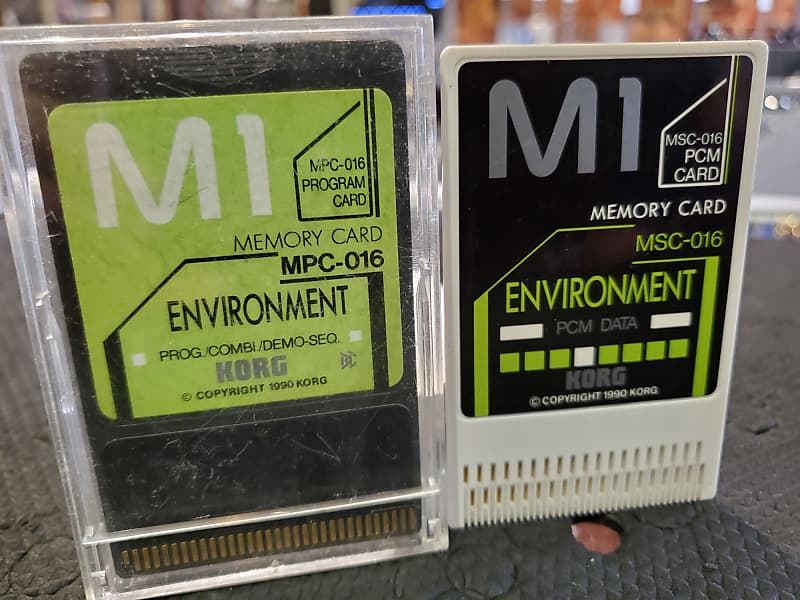 Korg M1 MPC-016 Environment Memory Cards Data Card | Reverb Canada