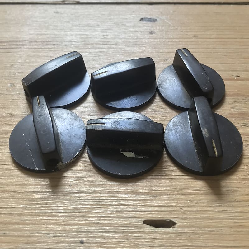 Set of 6x Philips - Bulgin 1/4” control knobs - would suit a | Reverb
