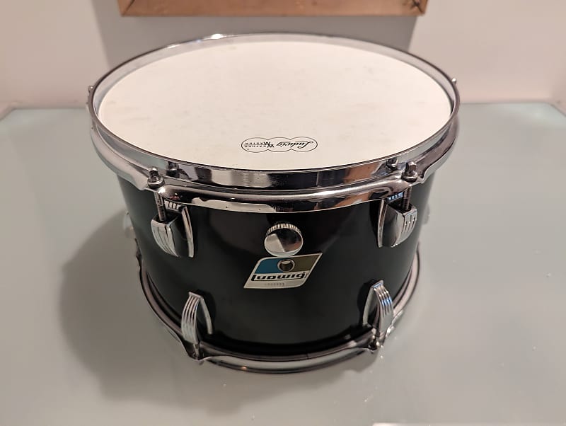 Ludwig Tom 1975 - Black Cortex Wrap | Reverb