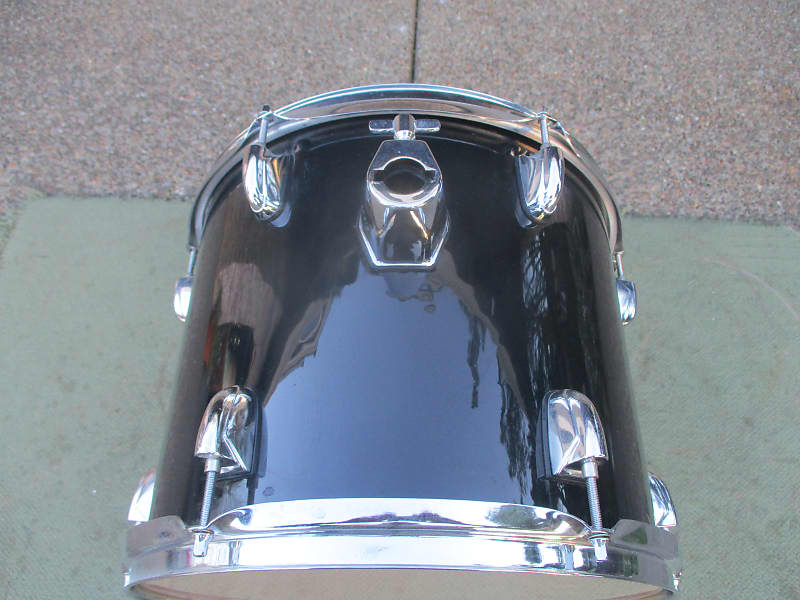 Pacific PDP 13 Round X 11 Inch Rack Mounted Tom, Gloss Black, | Reverb