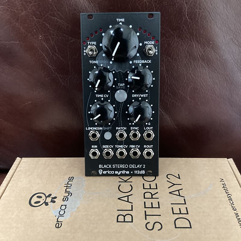 Erica Synths Black Stereo Delay 2 - Authorized Dealer - | Reverb UK