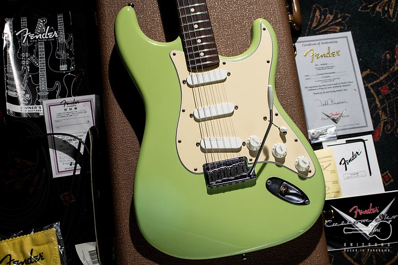 Fender Custom Shop MBS Custom Stratocaster RST Surf Green | Reverb