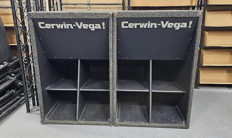 Cerwin-Vega L-36PE Subwoofer Grey pair | Reverb