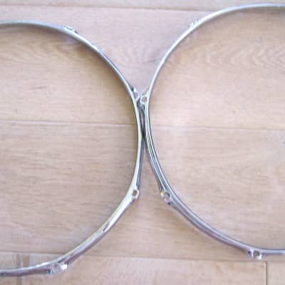 Doc Sweeney Drums BRASS TRIPLE FLANGE SNARE HOOPS 2022 - | Reverb