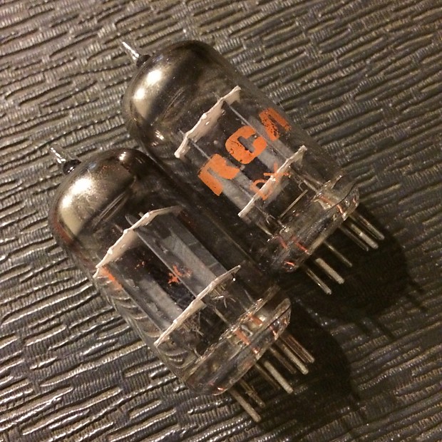 Vintage matched pair RCA Ecc83/ 12ax7 1960 audio tubes USA | Reverb