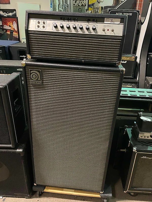 Ampeg SVT Tube Bass Head Amplifier + 810 8x10 Speaker Cabinet | Reverb