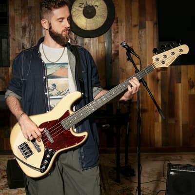 Donner Electric Bass Guitar 4 Strings Full-Size Standard Bass | Reverb